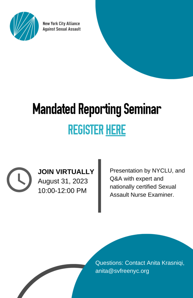NYCAASA Mandated Reporting Seminar nycaasa-mandated-reporting-seminar